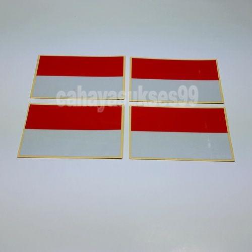 Sticker Bendera Merah Putih 8cm x 5cm Stiker Motor Lambang Bendera ...