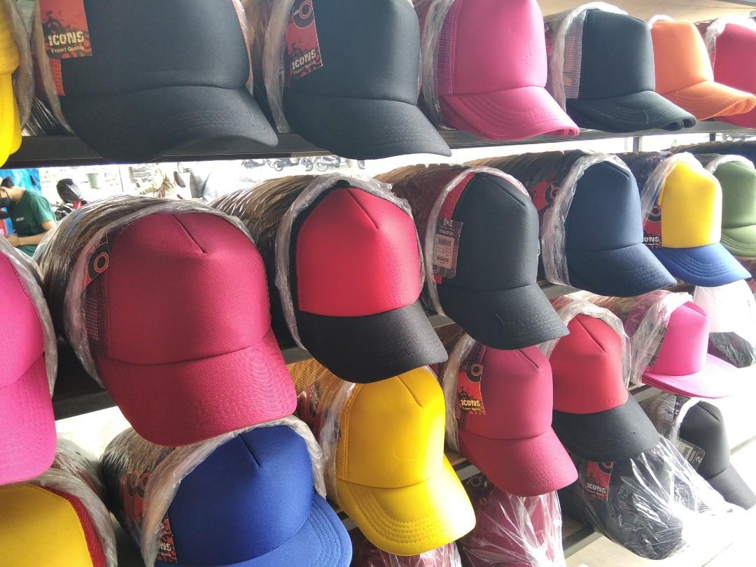 Topi jala polos ready, Fesyen Pria, Aksesoris, Topi di Carousell