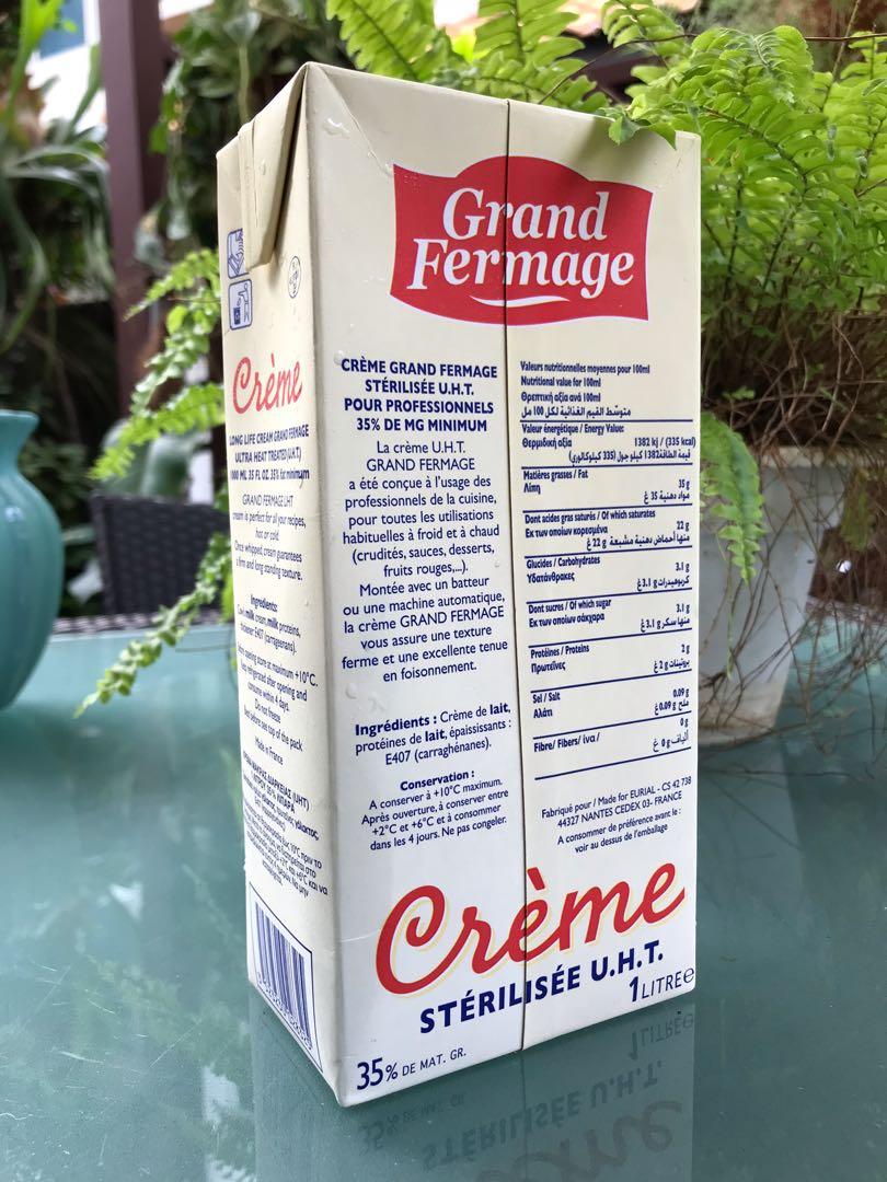 Whipping Cream, Food & Drinks, Homemade Bakes on Carousell