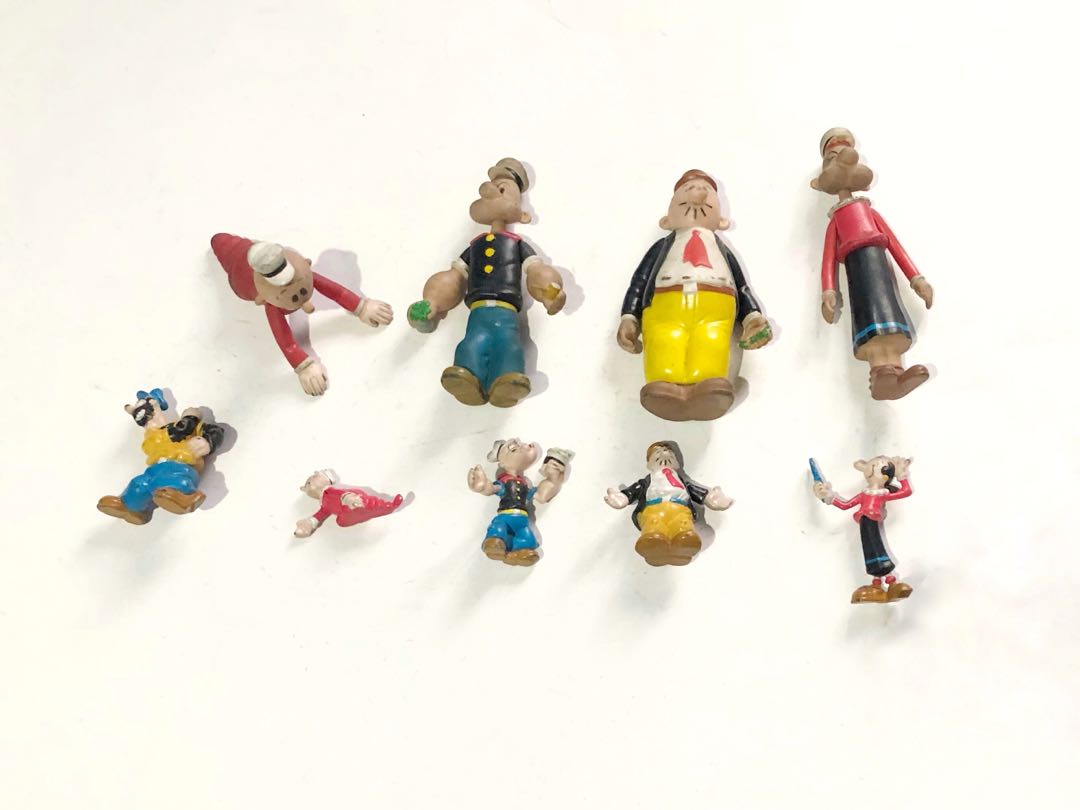 Vintage Popeye Set, Hobbies & Toys, Toys & Games on Carousell