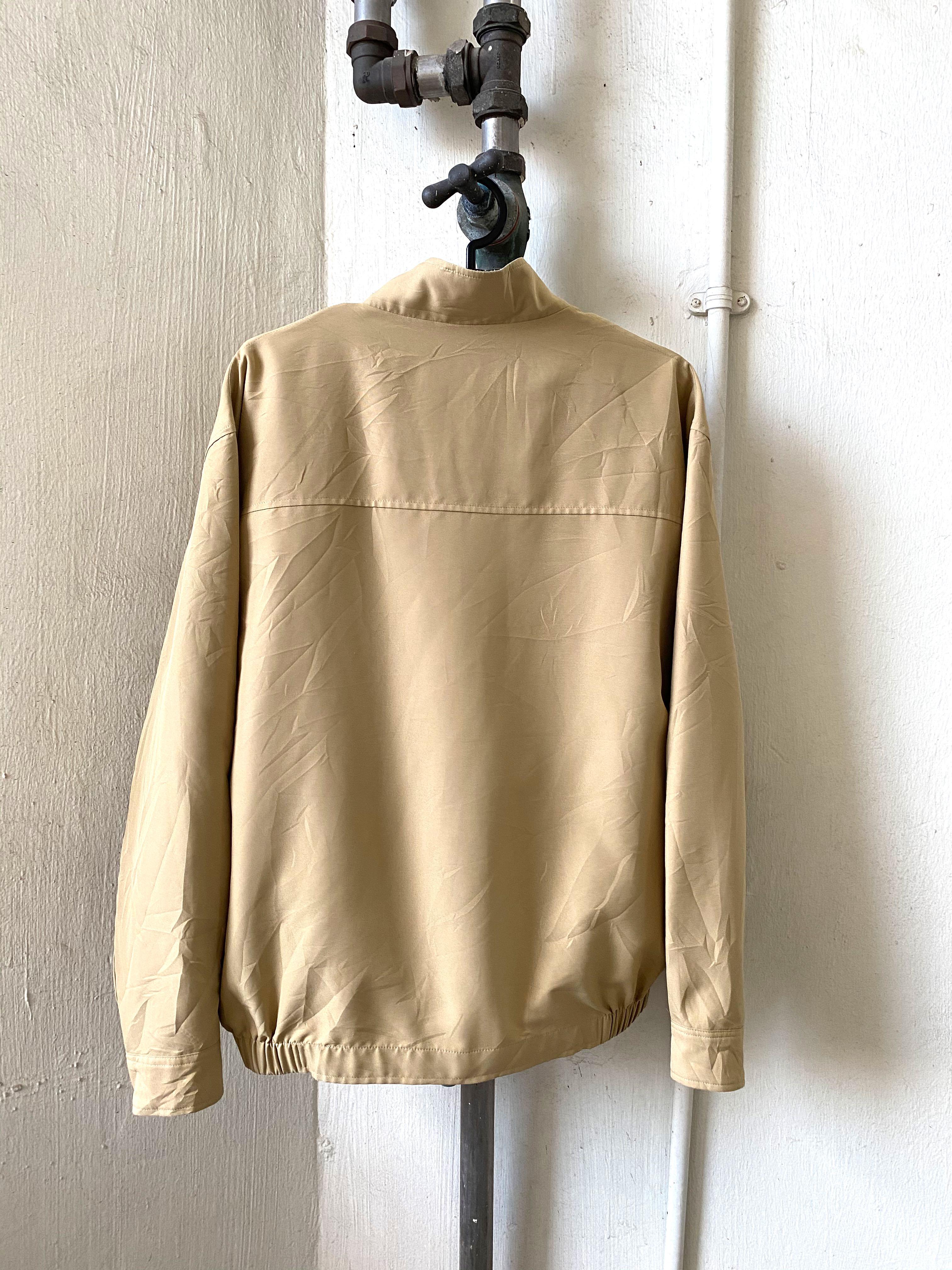 YSL Toasted Almond Harrington Jacket, Men's Fashion, Coats, Jackets and ...