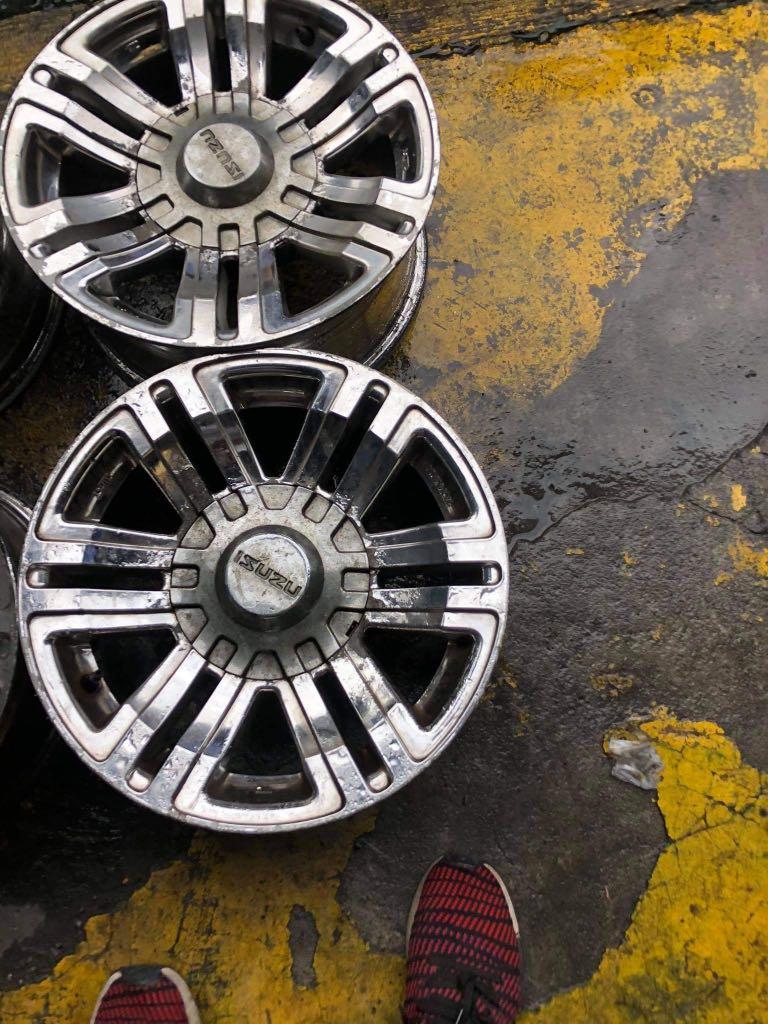 15" Isuzu Crosswind stock mags 6Holes pcd 139 1pc centercap missing ...