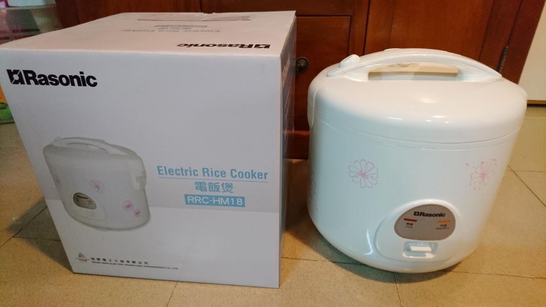樂信牌 電飯煲 RRC-HM18 Rasonic Rice Cooker, 家庭電器, 廚房電器, 鍋具 - Carousell