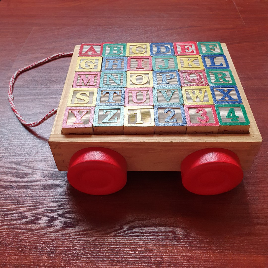 Alphabet and number blocks, Babies & Kids, Infant Playtime on Carousell