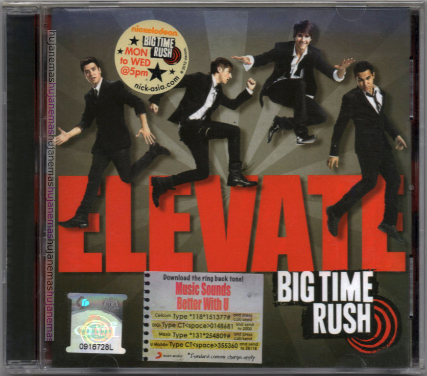 BIG TIME RUSH (BTR) - Elevate 2011 SONY MUSIC ORIGINAL CD, Hobbies ...