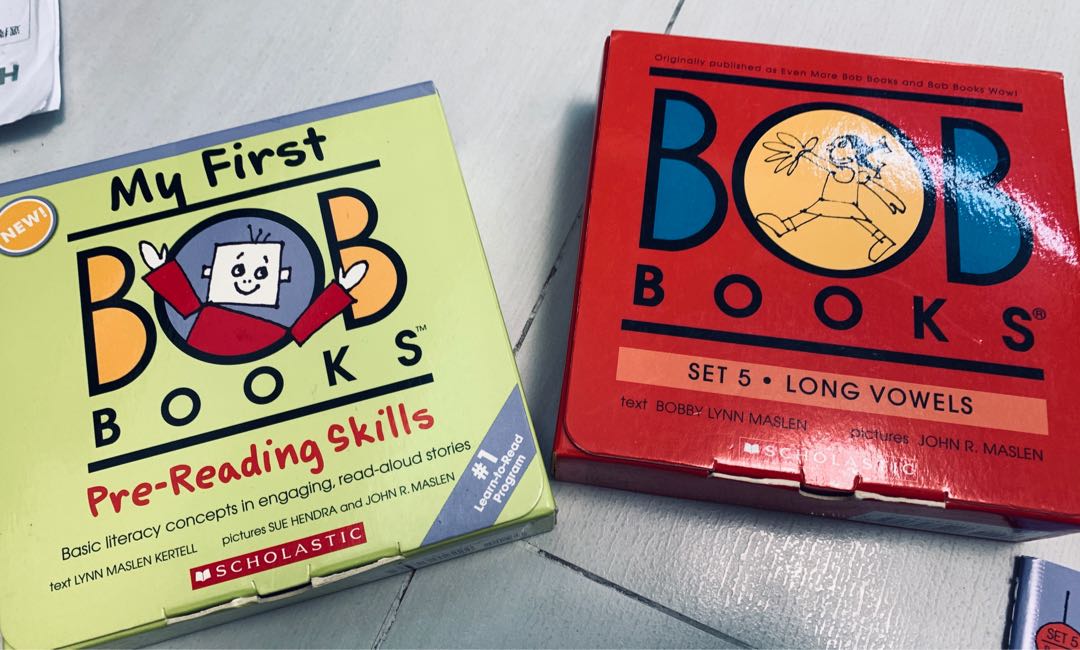 Bob Books - Long vowels book set5 & my first Bob books set, 興趣及遊戲, 書本 ...