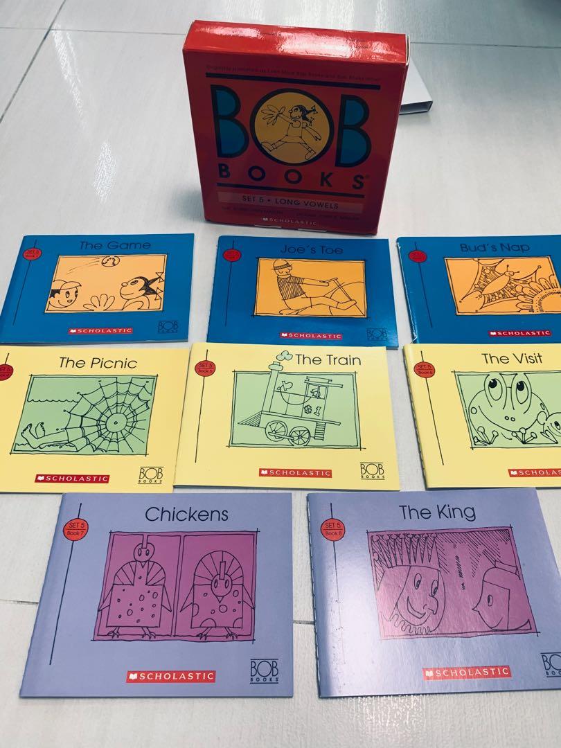 Bob Books - Long vowels book set5 & my first Bob books set, 興趣及遊戲, 書本 ...