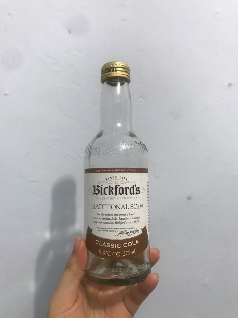 botol beer kaca soda bickfords 275ml, Makanan & Minuman, Makanan Instan ...