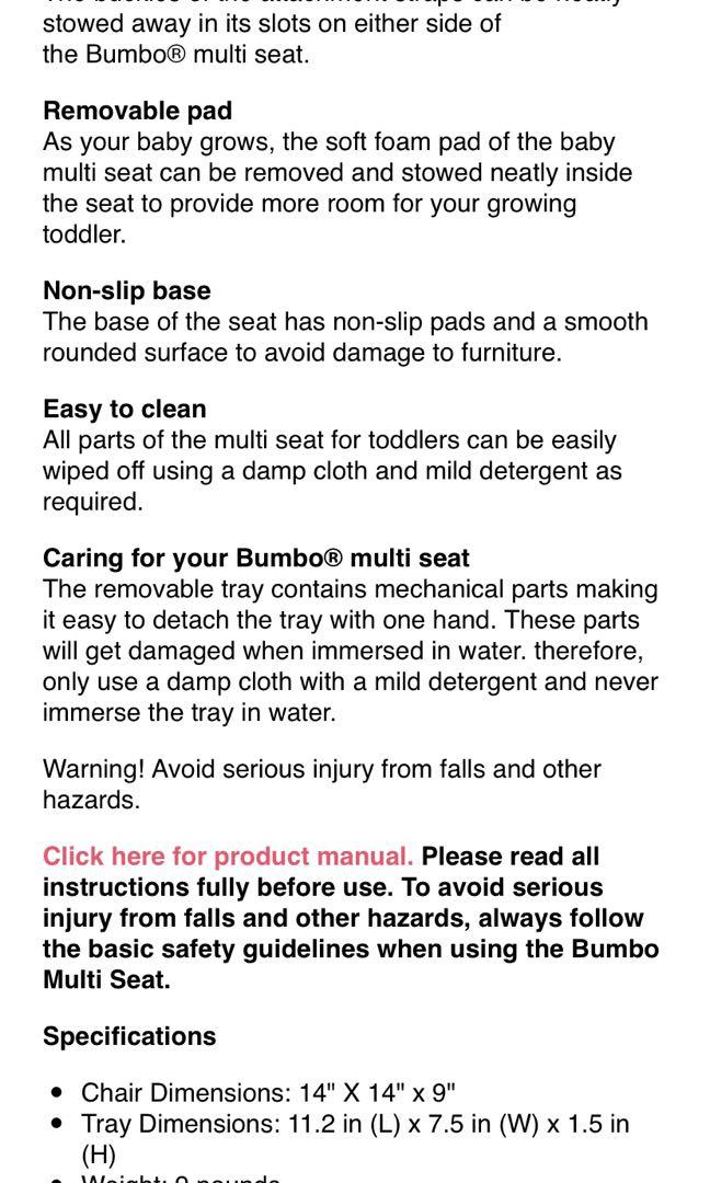 Bumbo 3-in-1 Multi Floor/Booster Seat green colour, Babies & Kids ...