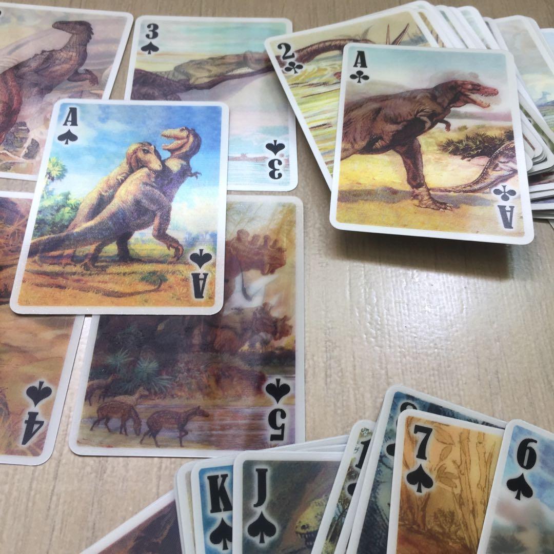 Dino Dinosaurs T. rex Deck Of Lenticular 3-D Playing Cards 3D , Hobbies ...