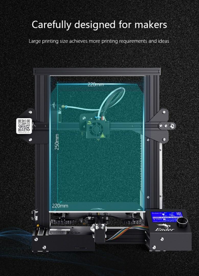 Ender 3 Upgraded with Direct Drive and Marlin Firmware, Mobile Phones ...