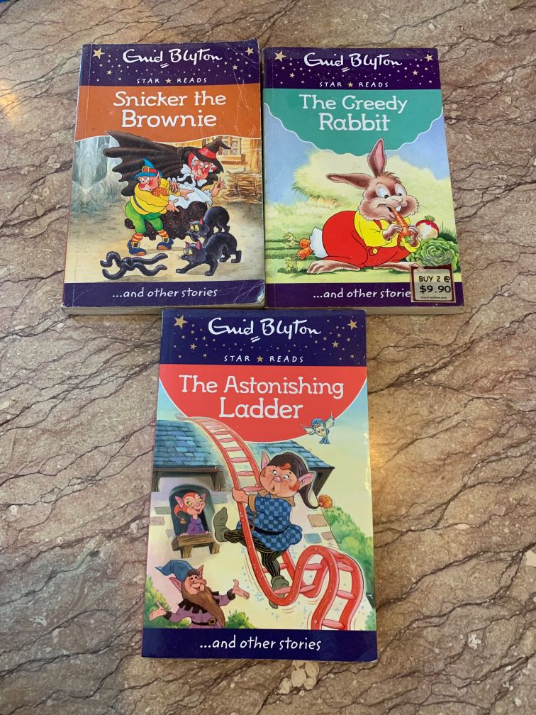Enid Blyton the astonishing ladder , snicker the brownie, the greedy ...