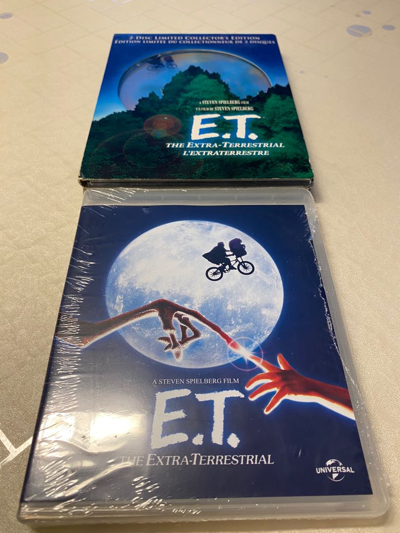 E.T The Extra-Terrestrial (Blu Ray & DVD Collection), Hobbies & Toys ...