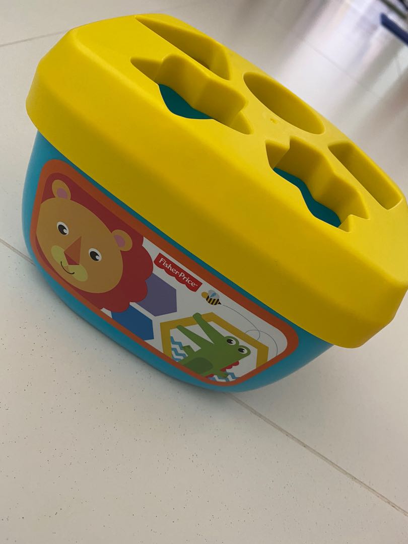 Fisher Price Baby First Blocks (Bucket), Babies & Kids, Infant Playtime ...
