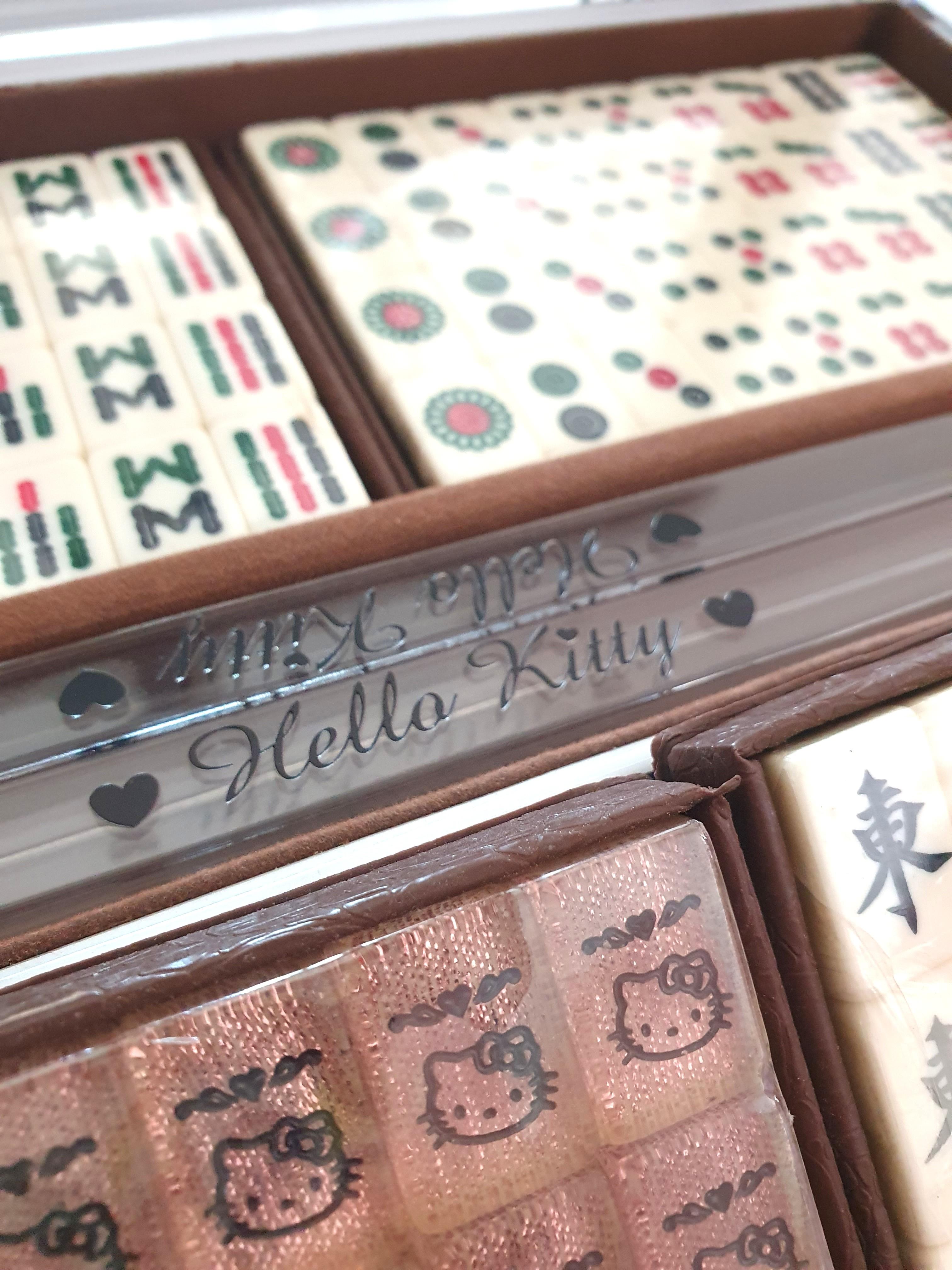 Hello Kitty Mini Mahjong Set, Hobbies & Toys, Toys & Games on Carousell