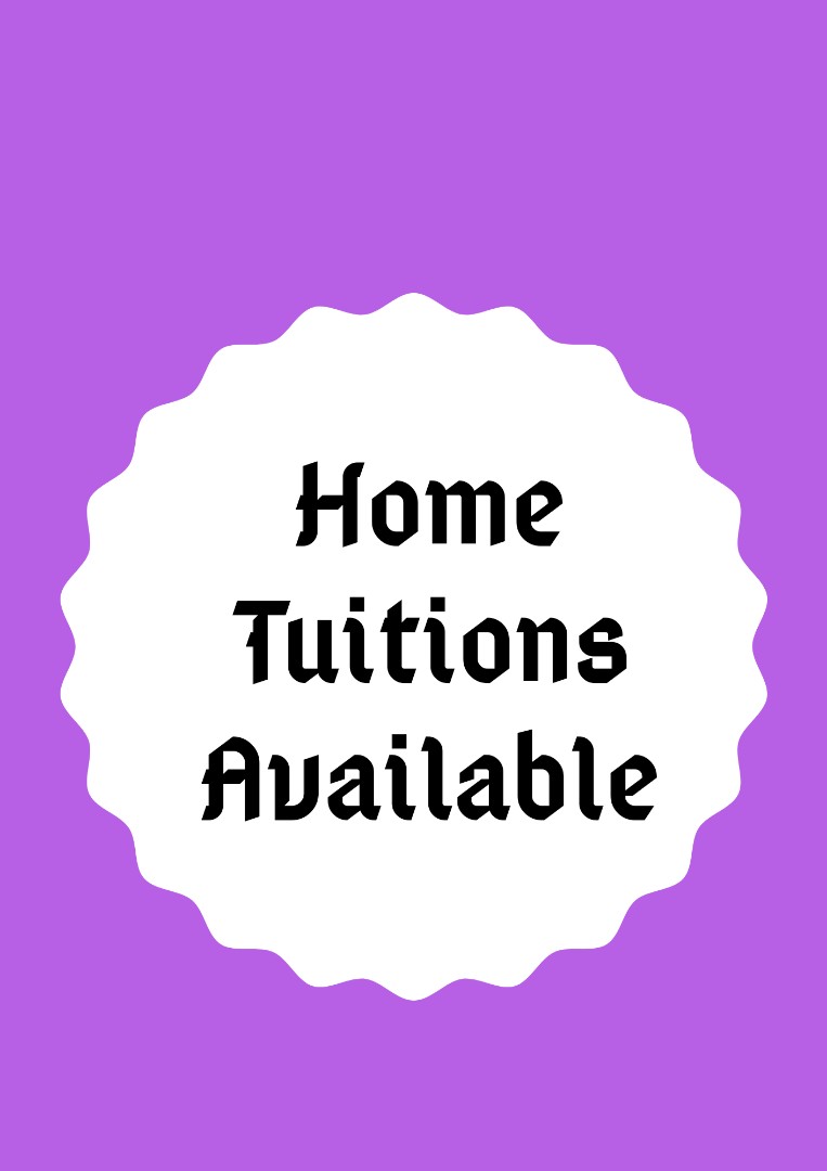Home Tuitions Available, Learning & Enrichment, Enrichment & Tuition on ...