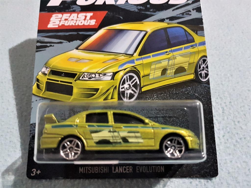 HOT WHEELS FAST & FURIOUS MITSUBISHI LANCER EVOLUTION, Hobbies & Toys ...