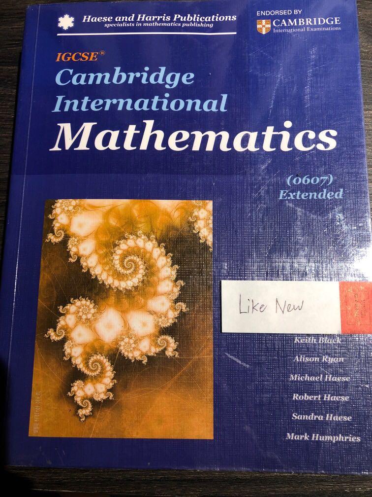 IGCSE Mathematics (0607) Extended, Hobbies & Toys, Books & Magazines ...