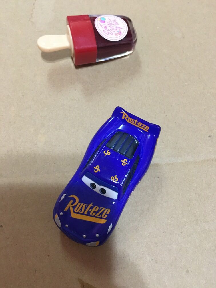 Mcqueen toy car rusteze, Hobbies & Toys, Toys & Games on Carousell