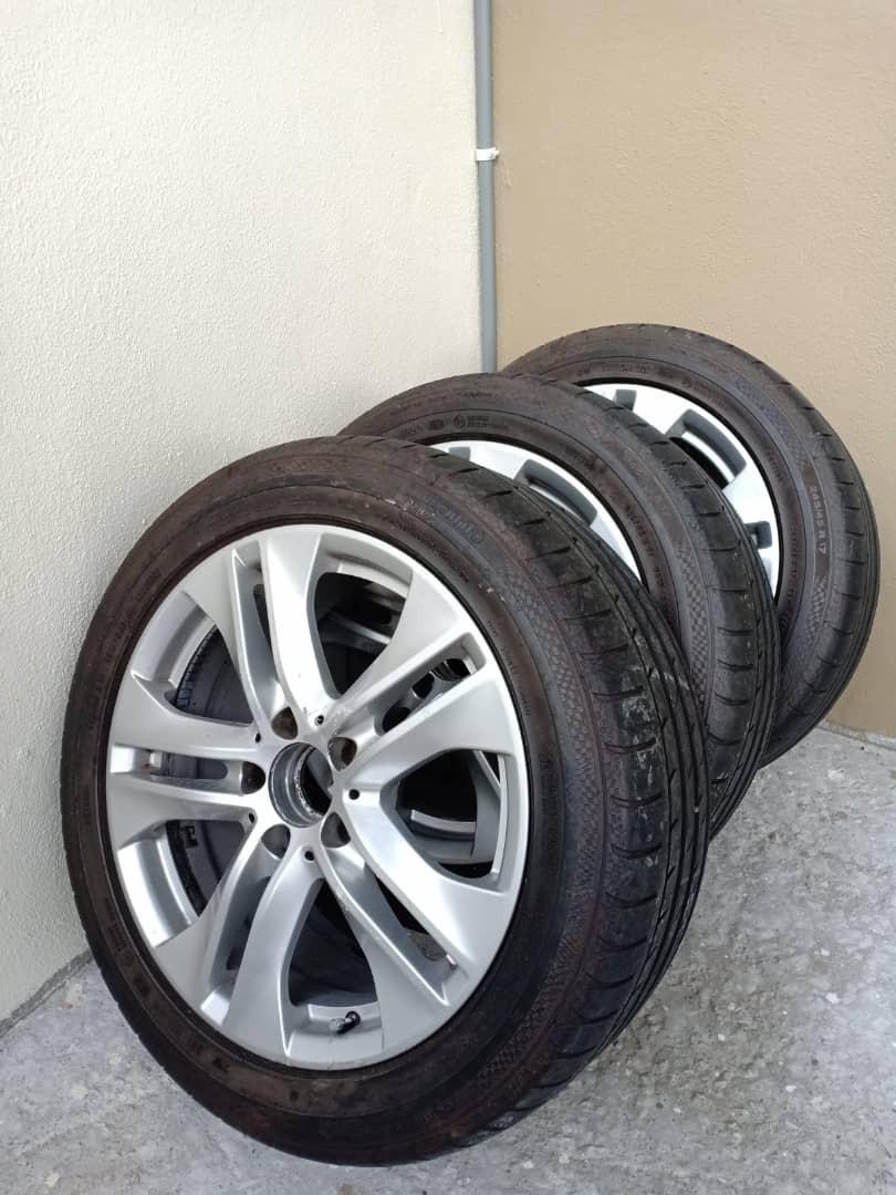 Mercedes w212 Avantgarde 17 inch wheels, Auto Accessories on Carousell