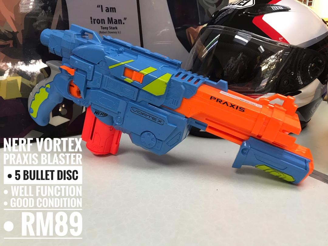 Nerf Vortex Praxis Blaster, Hobbies & Toys, Toys & Games on Carousell