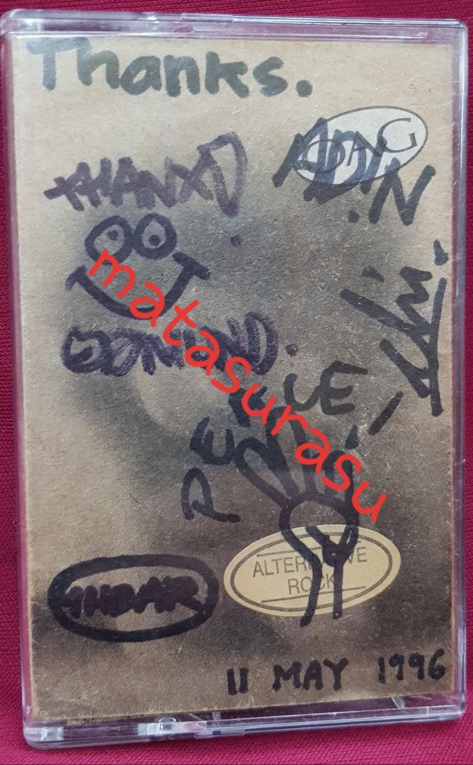 Old Automatic Garbage (OAG) 1994 Cassette Signed By Original Line-up of ...