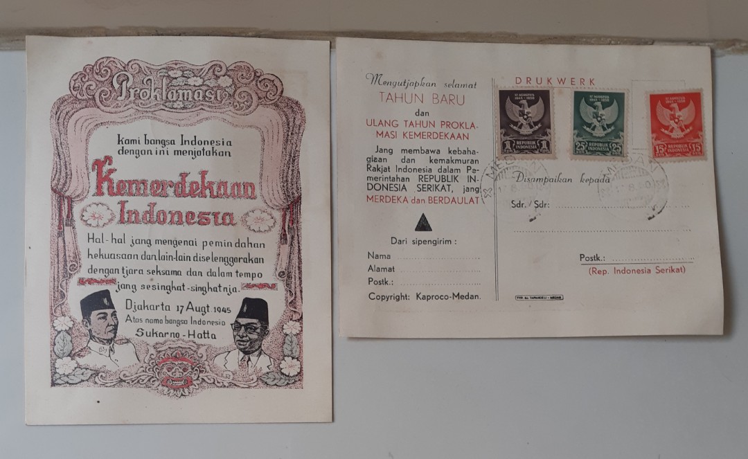 Postcard Edisi Merdeka, Antik, Filateli di Carousell