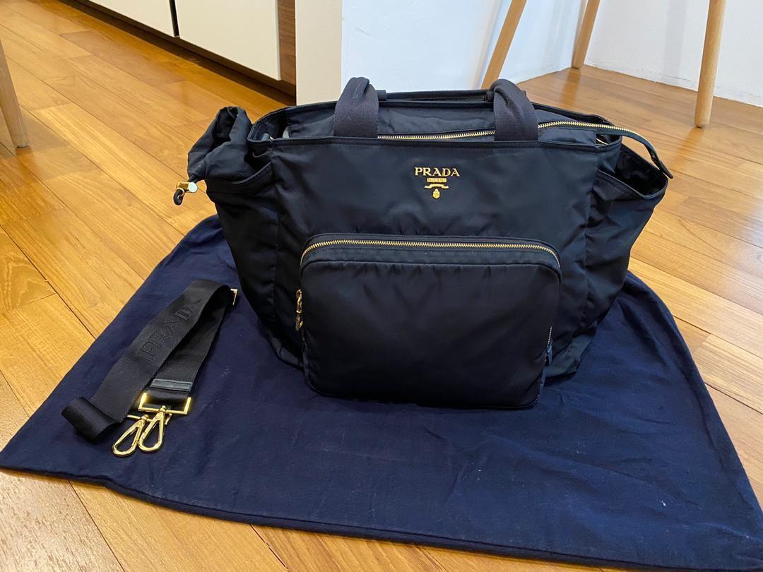 Prada Nylon Baby Diaper Bag *authentic*, Women's Fashion, Bags Wallets ...