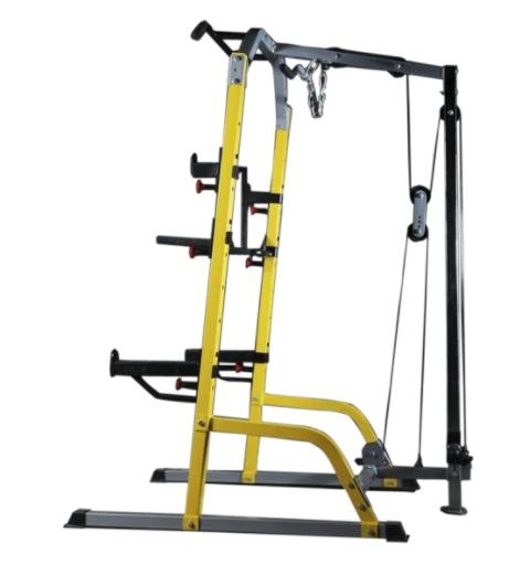 Pre Order - Half Rack with Lats Pull down and Row Machine, Sports ...