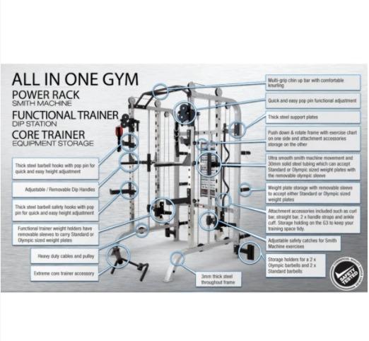 Pre Order - Monster / Massfit G3 Functional Trainer, Power Rack, Smith ...
