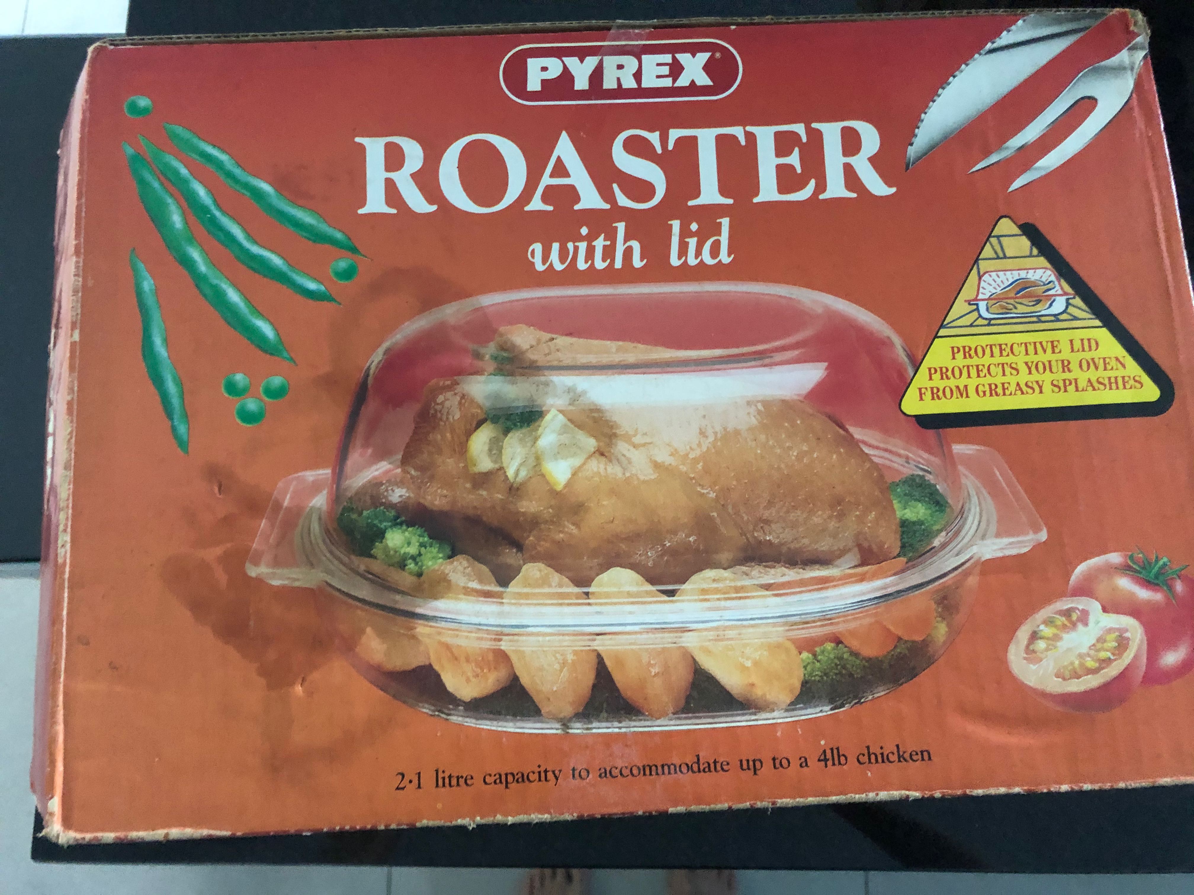 Pyrex Roaster with Lid, Furniture & Home Living, Kitchenware ...
