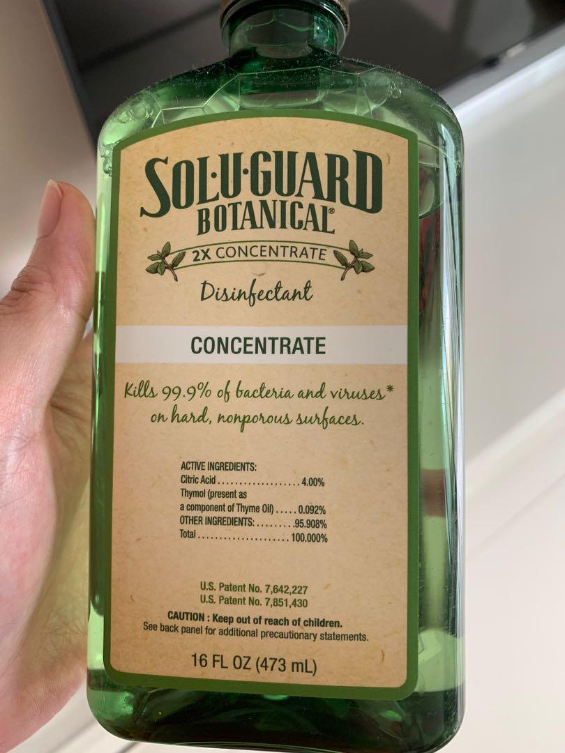 Sol u Guard Botanical concentrated Disinfectant, Furniture & Home ...