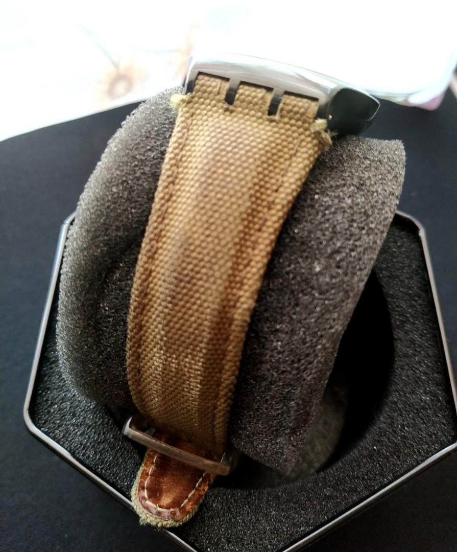 Swatch Military Green Watch, Men's Fashion, Watches & Accessories ...