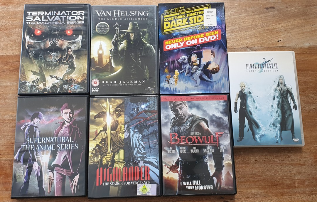 Terminator / Highlander / Supernatural / Beowulf / Final Fantasy / Van ...