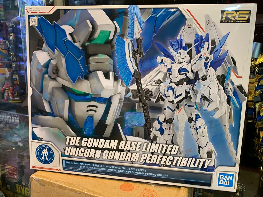 👍現貨 旺角店 The Gundam base limited RG 1/144 Real grade Unicorn Gundam ...