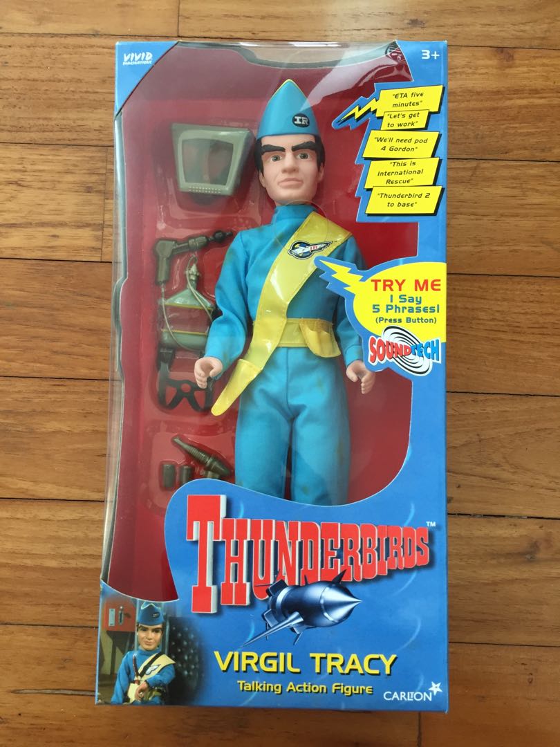 Vintage Thunderbirds Quick Draw Virgil Tracy Made In Japan