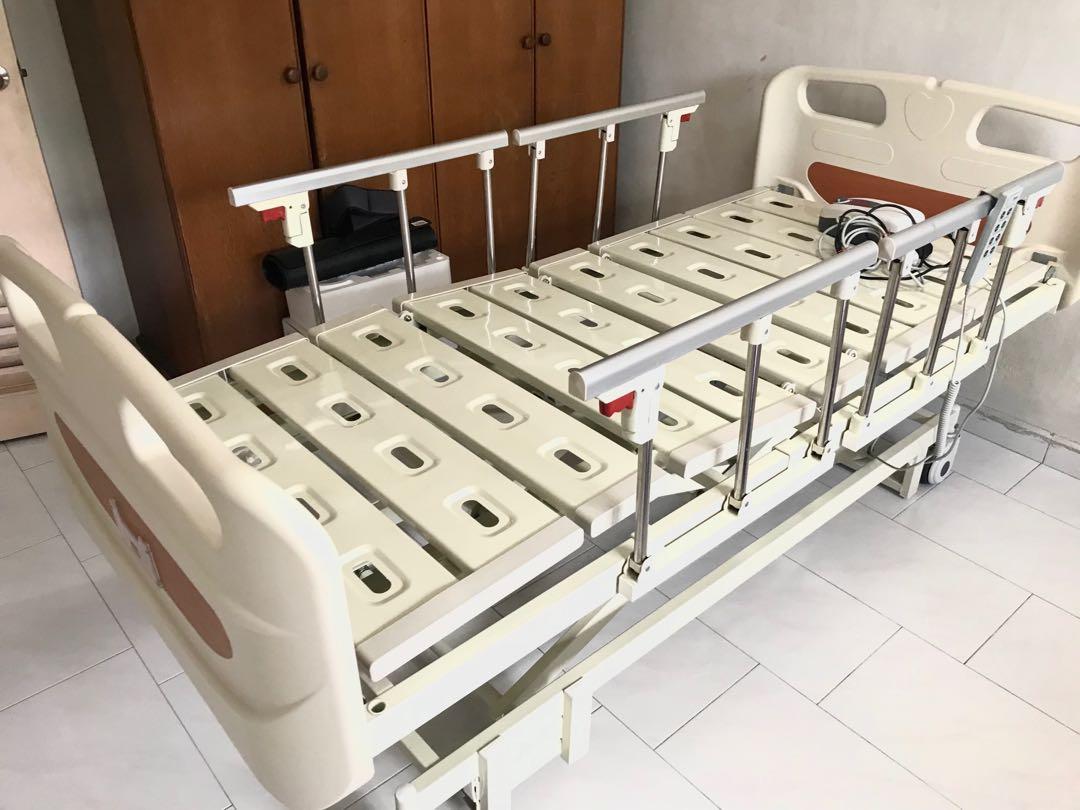 TiMotion Hospital Bed, Furniture & Home Living, Furniture, Bed Frames ...