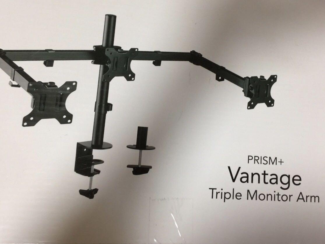 Vantage Triple Monitor VESA Monitor Arm, Computers & Tech, Parts ...