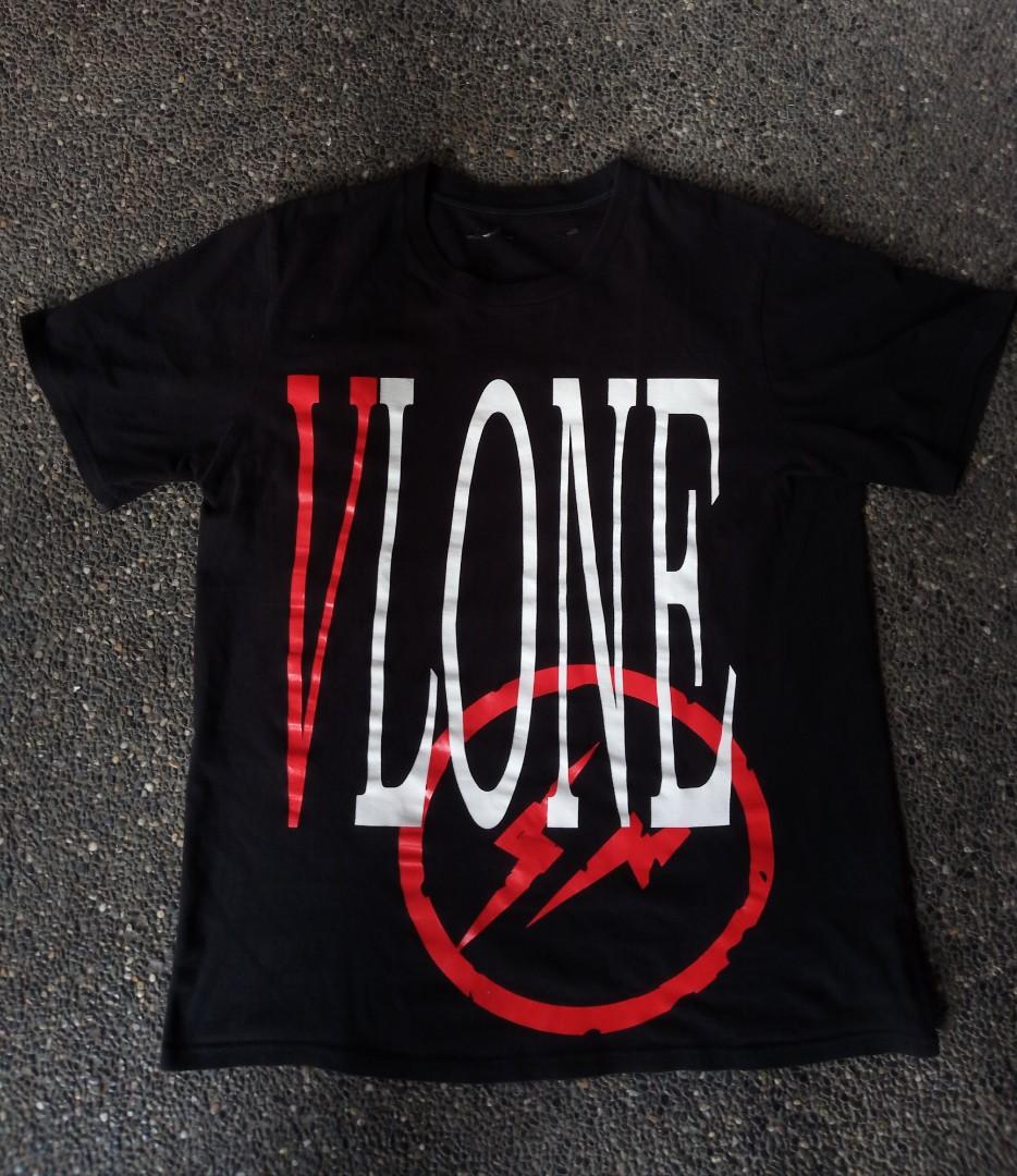 Vlone x Fragments design Reversible tee, Men's Fashion, Tops & Sets ...