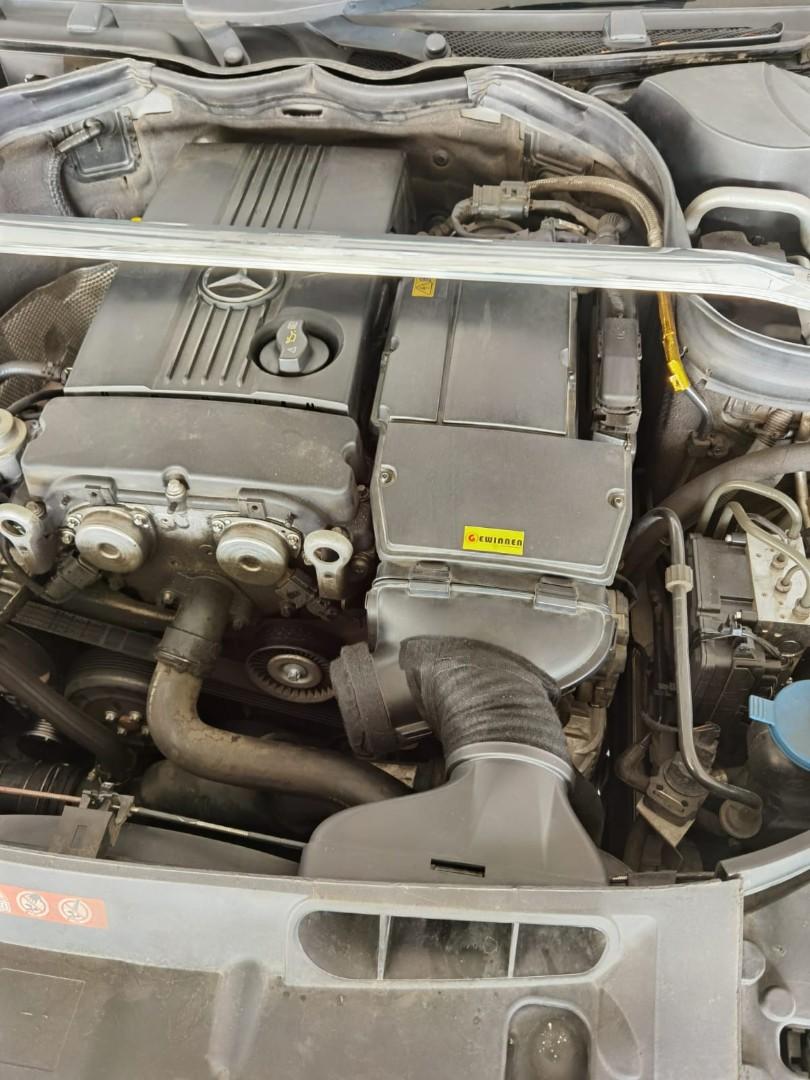 W204 Kompressor intake modification, Car Accessories, Accessories on ...
