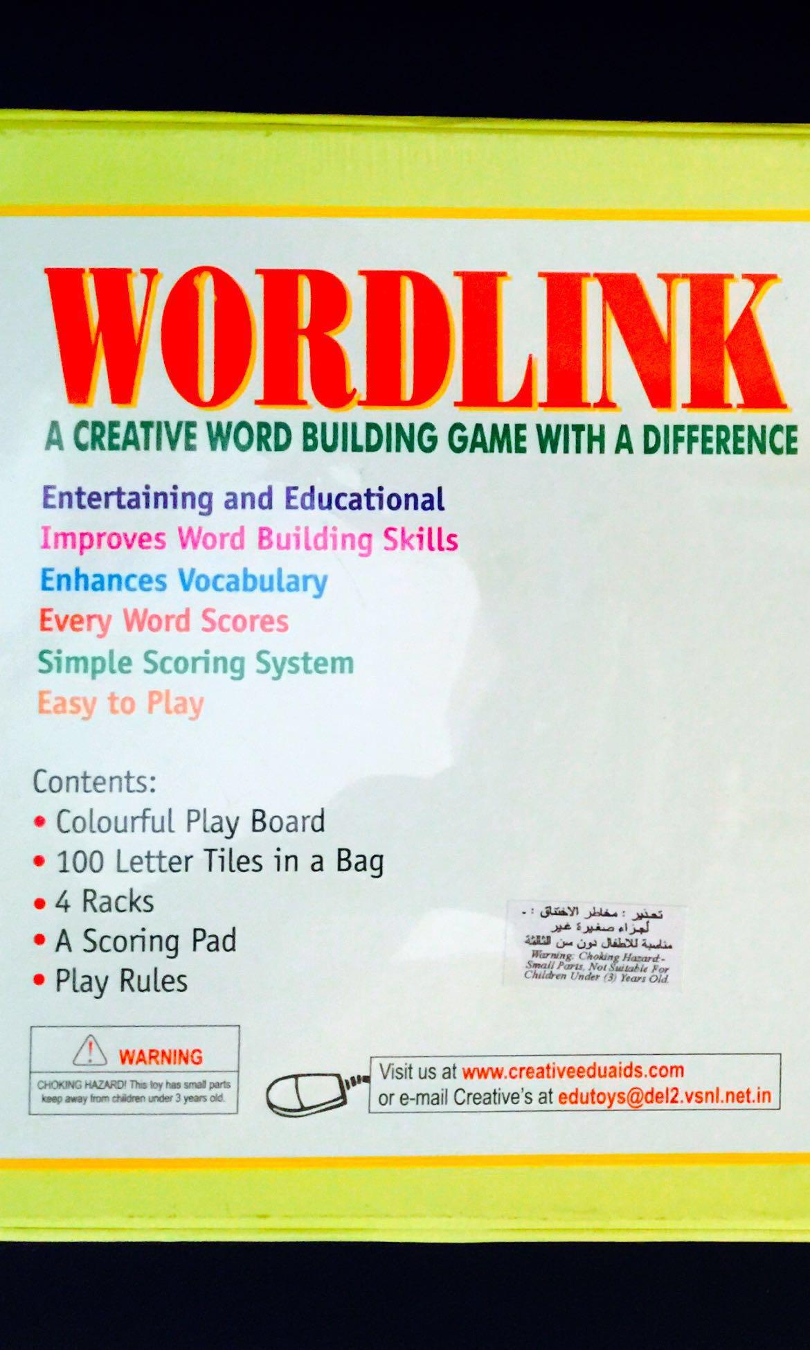 Word Link Board Game, Hobbies & Toys, Toys & Games on Carousell