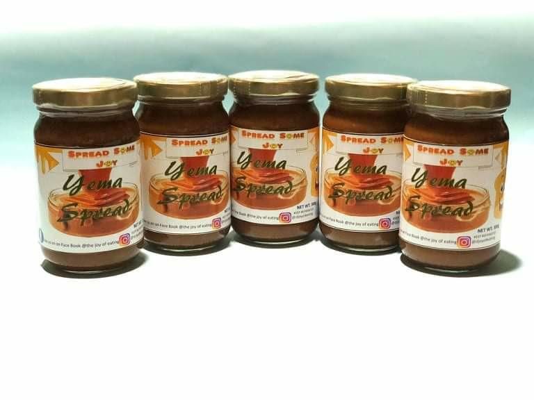 Yema spread, ube macapuno, chocolate, buko pandan, mango caramel spread ...