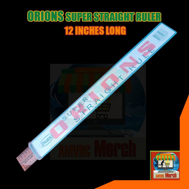 12'' ORION Ruler, Hobbies & Toys, Stationary & Craft, Other Stationery ...