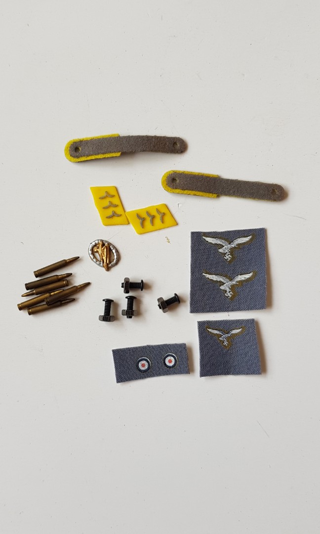 1/6 scale Toys City WWII German FJ insignia with metal ammo, Hobbies ...