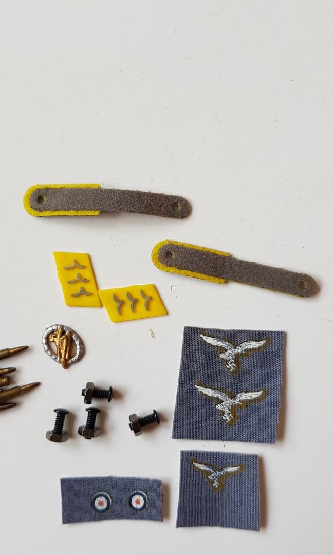 1/6 scale Toys City WWII German FJ insignia with metal ammo, Hobbies ...