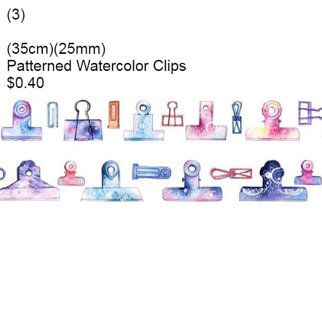 Washi Tape Sample Sticker Set for Bullet Journal, Design & Craft ...