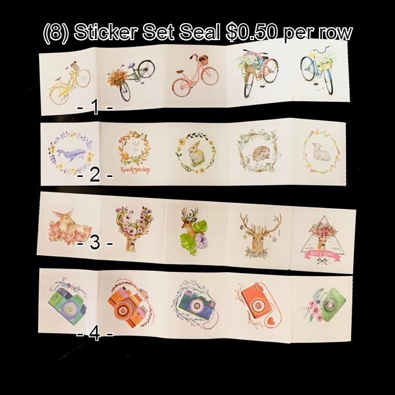 Washi Tape Sample Sticker Set for Bullet Journal, Design & Craft ...