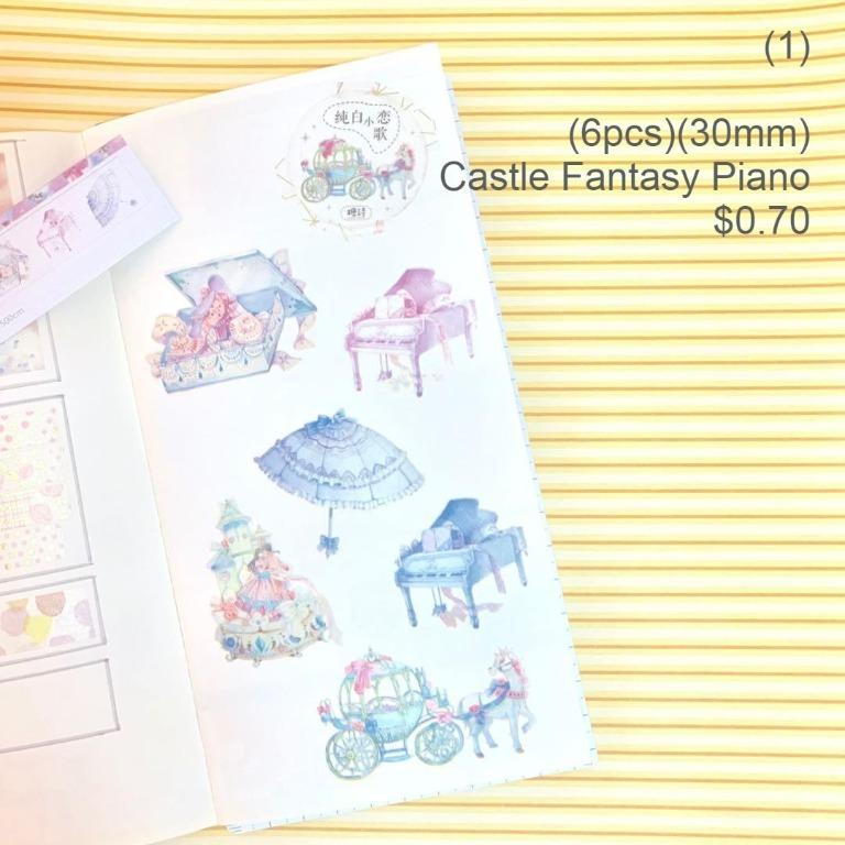 Washi Tape Sample Sticker Set for Bullet Journal, Design & Craft ...