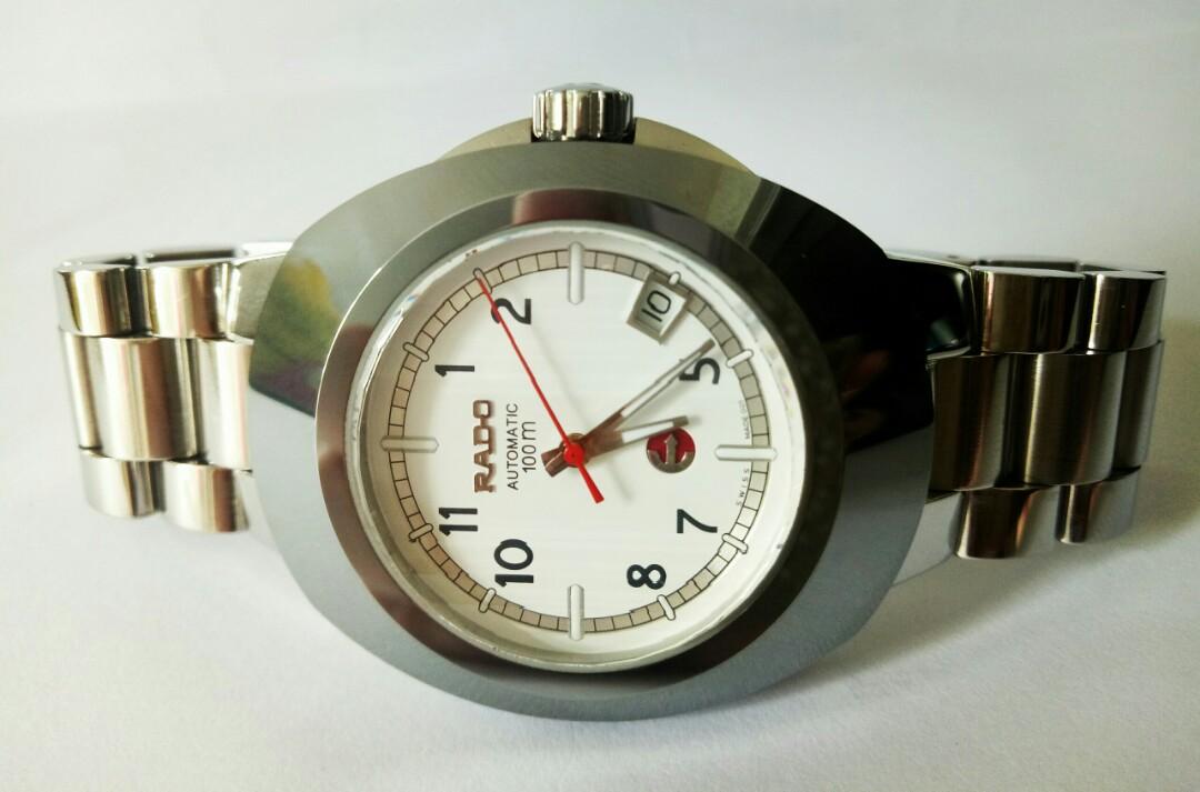 Auth Rado Diastar 658.0637.3 White Dial Automatic Men's Watch, Men's Fashion, Watches ...