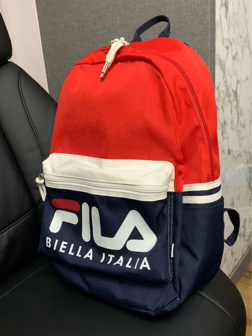 Authentic FILA Backpack, Women's Fashion, Bags & Wallets, Backpacks on ...